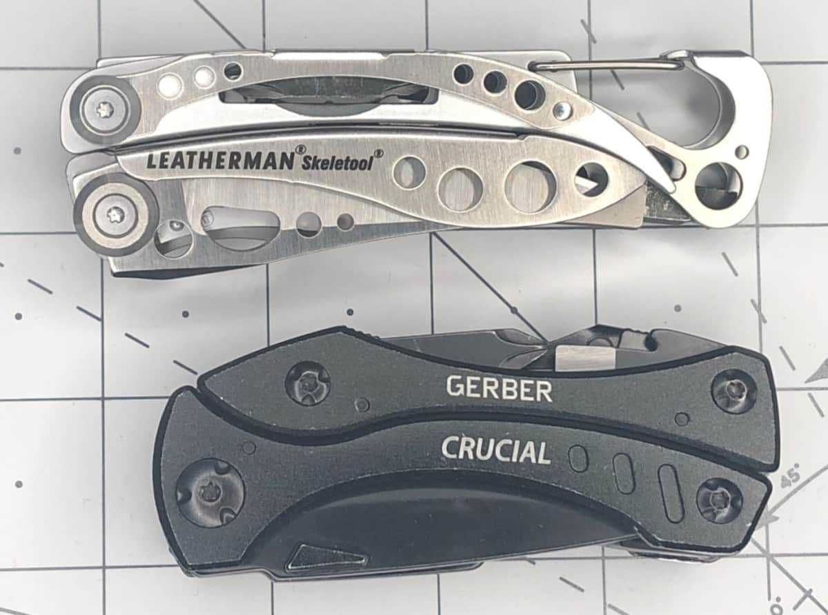 EDC Multi Tool Duel: Leatherman Skeletool vs Gerber Crucial - Multi ...