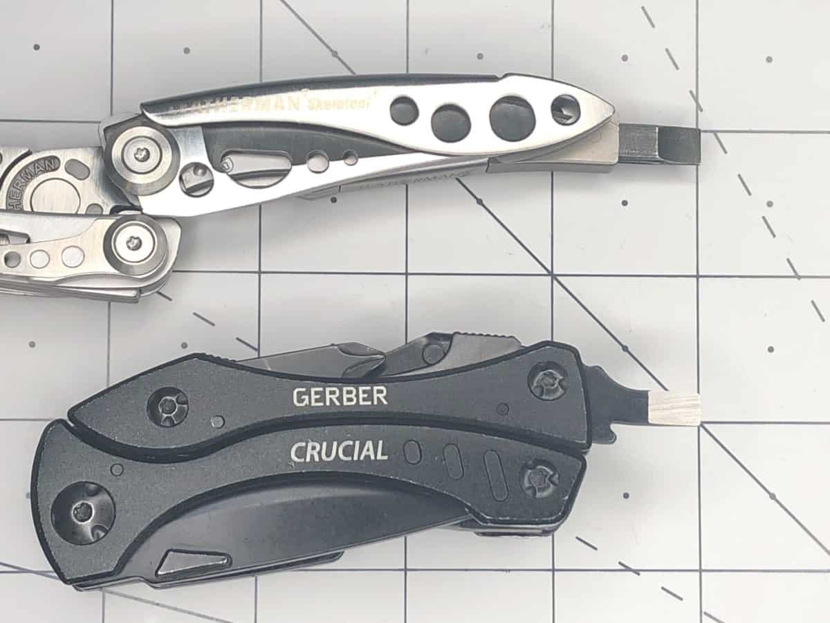 EDC Multi Tool Duel: Leatherman Skeletool vs Gerber Crucial - Multi ...
